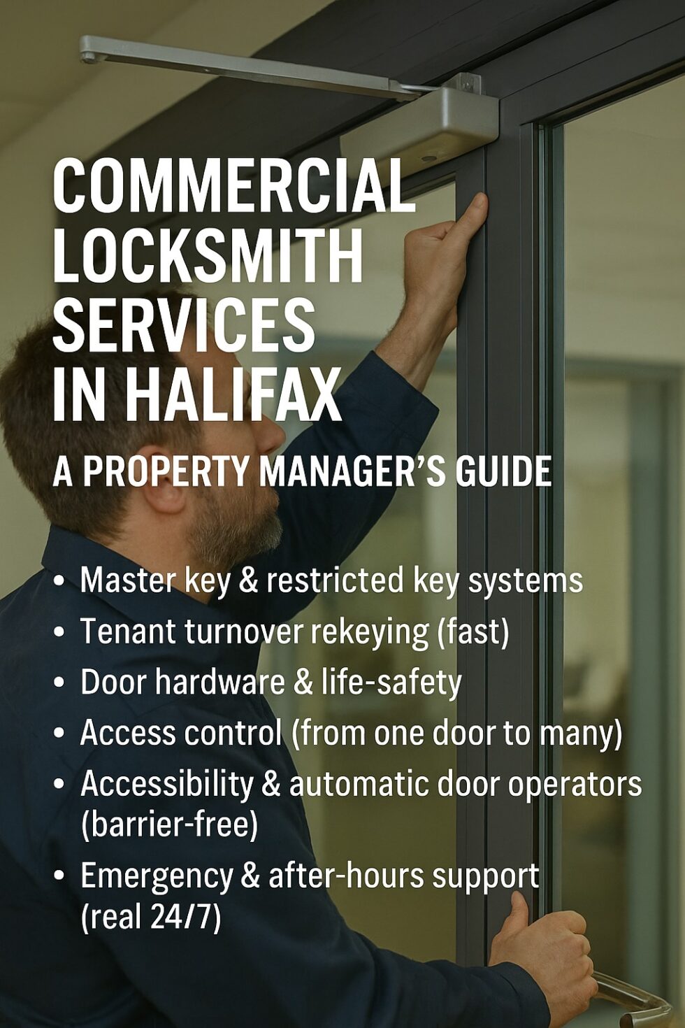 Commercial Locksmith Services in Halifax - Atlantic Locksmith Halifax and Dartmouth